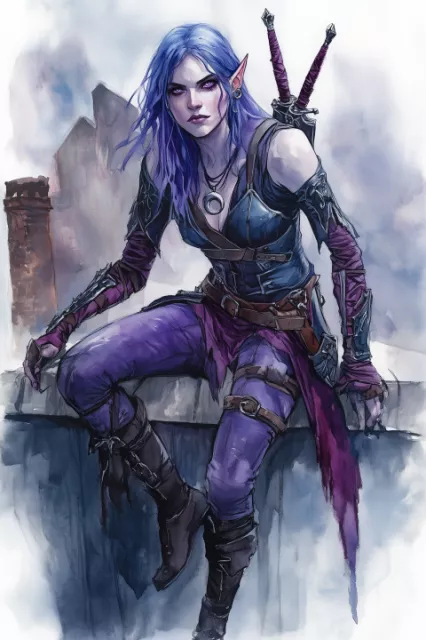 Lethrya Vyrnith - Elf Rogue Showcase | DndPlaybook